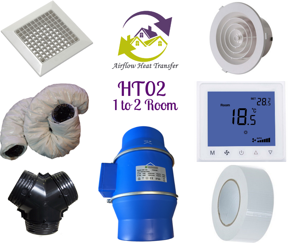 Heat Transfer System One to Two Room (Heat Transfer) - Airflow - The ...