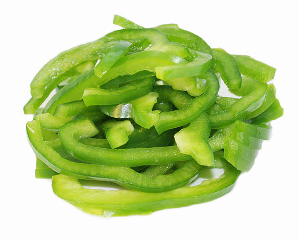 CAPSICUM GREEN SLICED (Prepared Vegetables) - CITY PRODUCE LTD