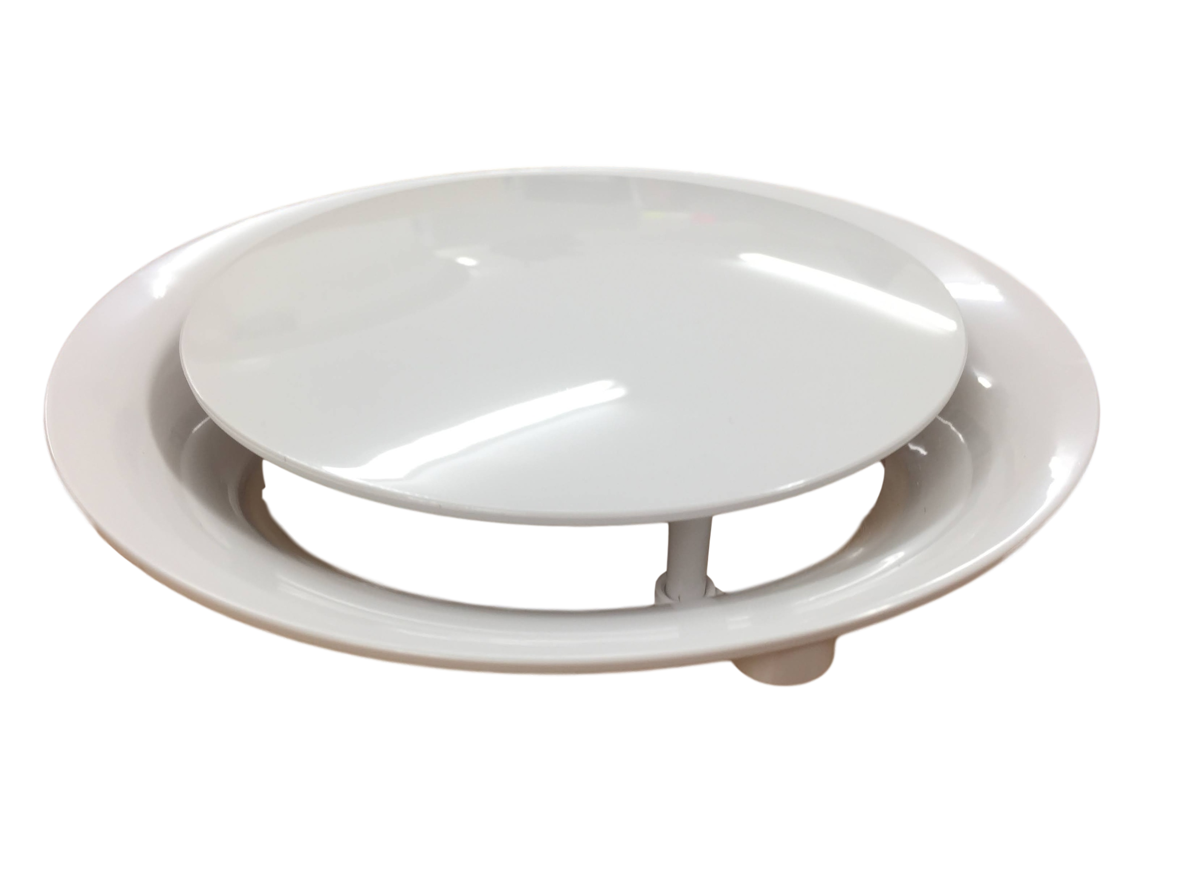 Grille Magnetic Face Round White (Round Diffusers) - Airflow - The HVAC ...