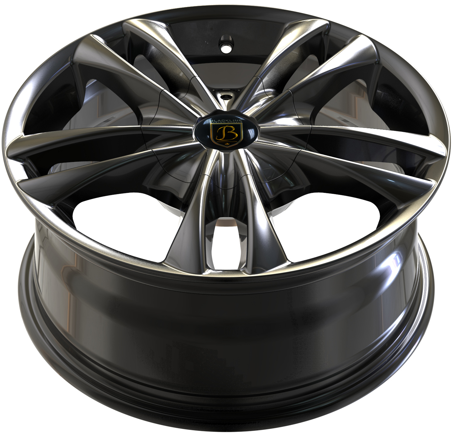 16" ALPINE (5x110/5x115 7Jx16 ET40, CB73.1, Gloss Black) (Passenger Car ...