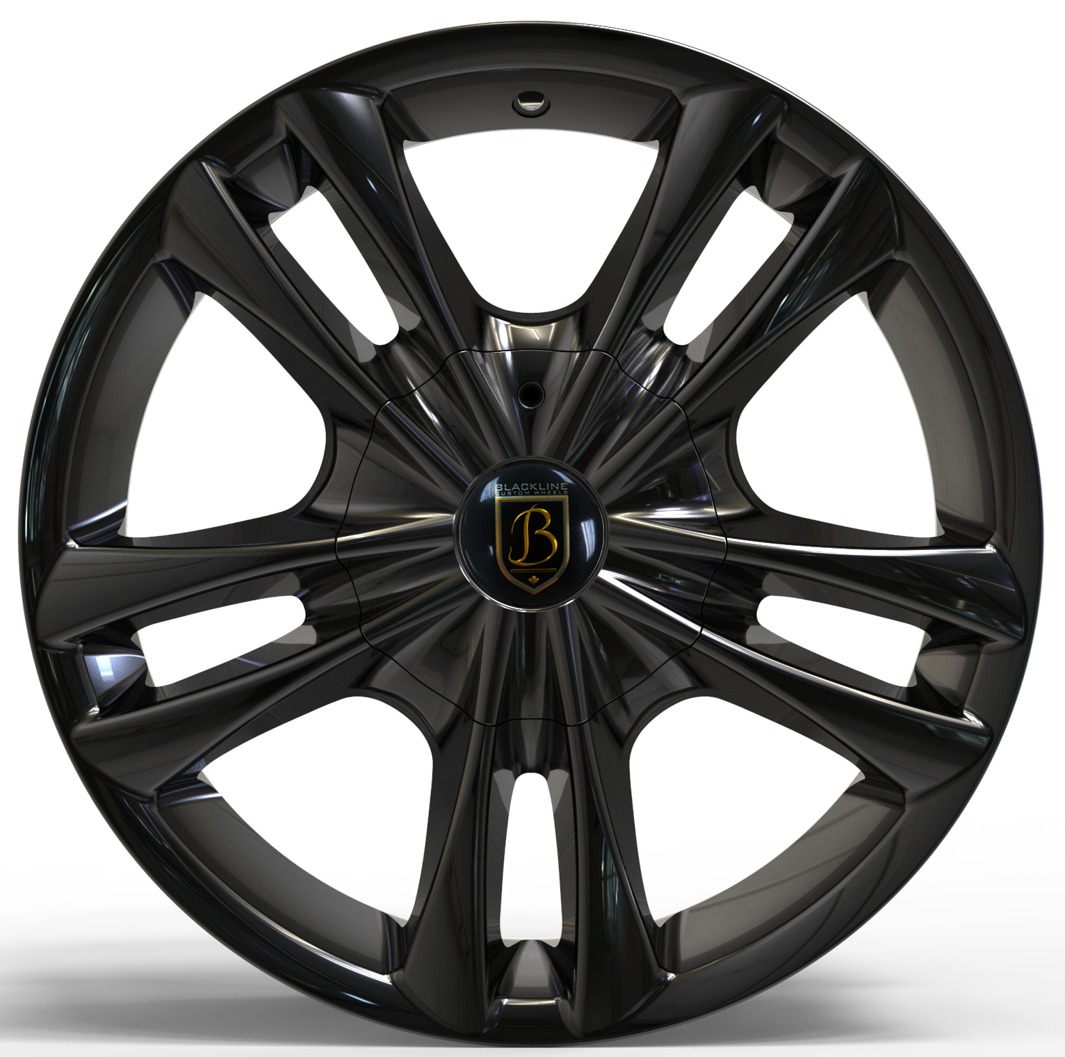 16" ALPINE (5x110/5x115 7Jx16 ET40, CB73.1, Gloss Black) (Passenger Car ...