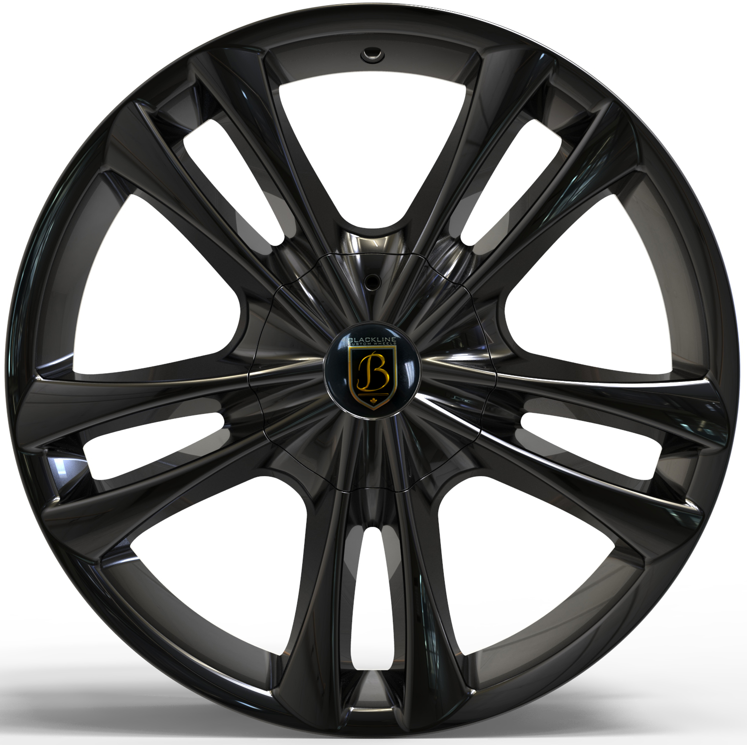 18" ALPINE (5x127 8Jx18 ET45, CB71.5, Gloss Black) [5x5] (Passenger Car ...