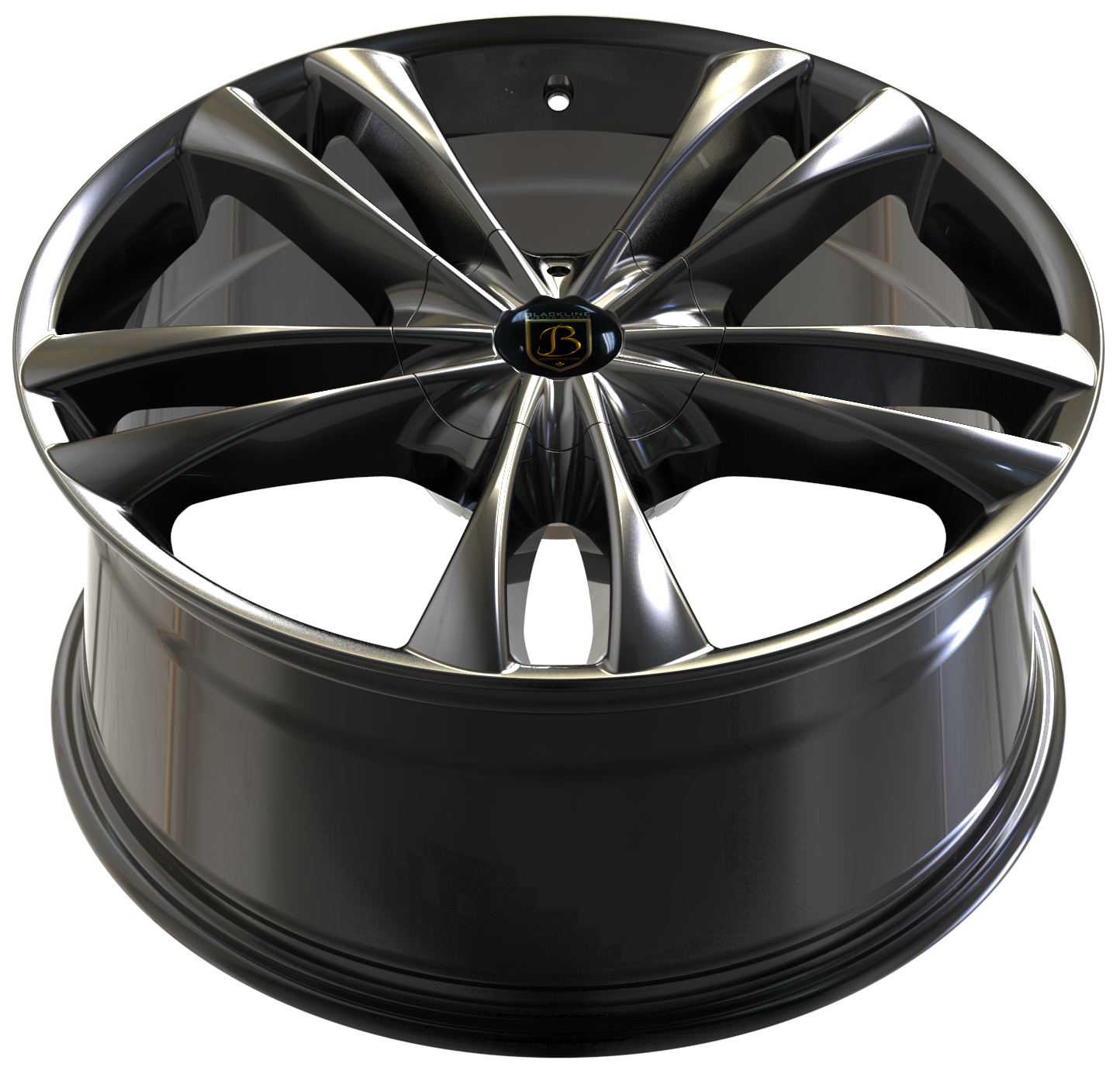 20" ALPINE (5x114.3 9Jx20 ET45, CB73.1, Gloss Black) [5x4.5] (Passenger ...