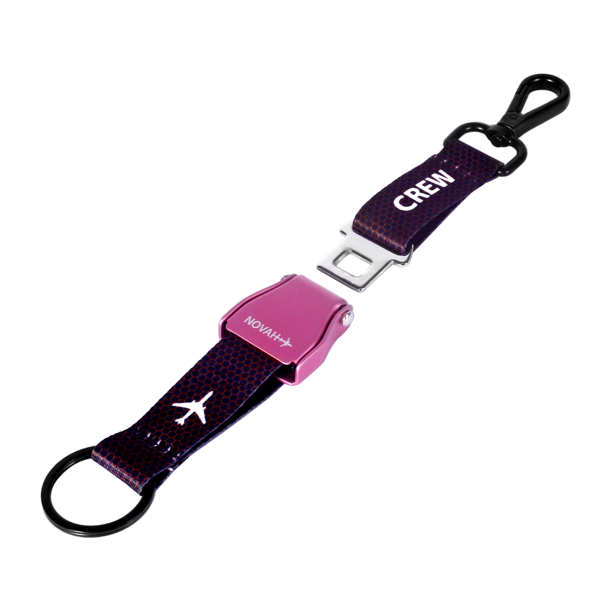 Double Strap Buckle Keychain (Buckles Keychains) - Novah