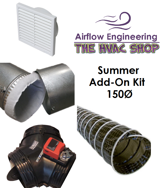 Heat Transfer Summer Add-On Kit 150Ø (Heat Transfer Kits) - Airflow ...