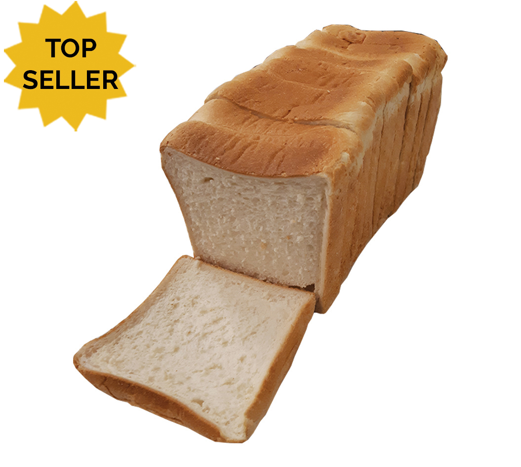 Square Cut - White - 900g Loaf - Each (Loaves) - Achieve Cafe Provisions
