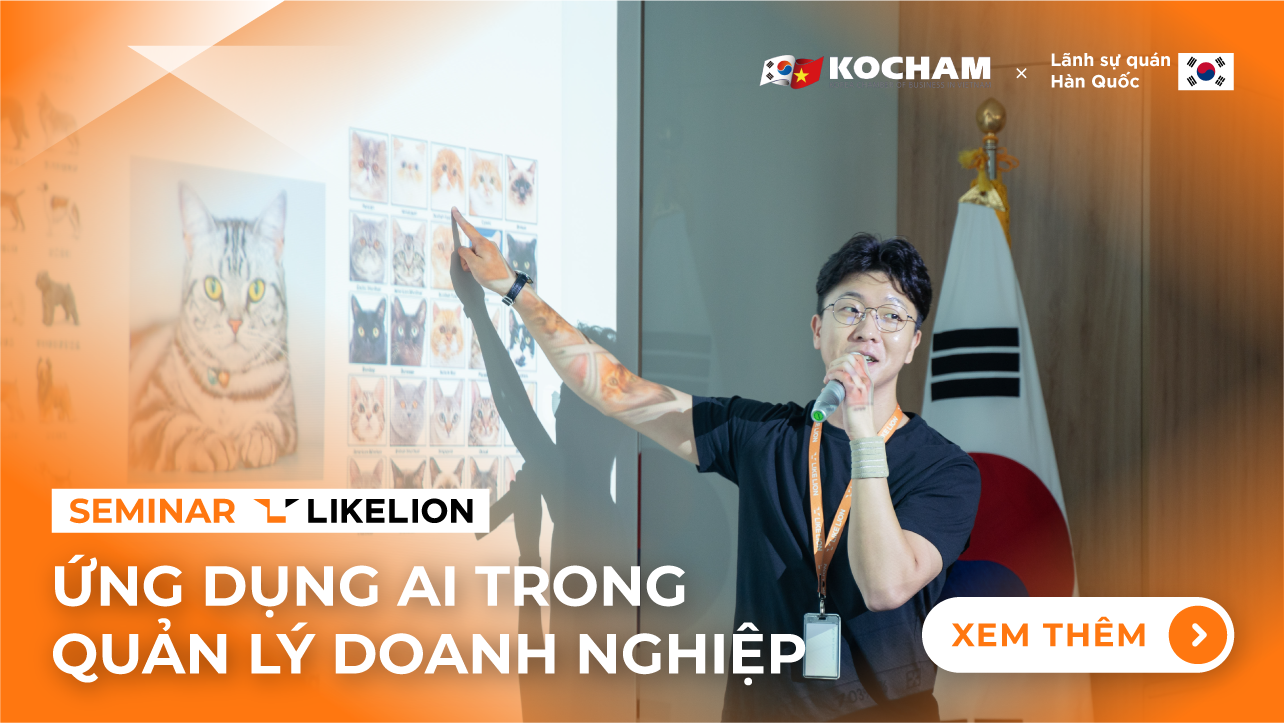 Kocham seminar #68: Ứng dụng AI trong quản lý và điều hành doanh nghiệp | LIKELION | LIKELION
