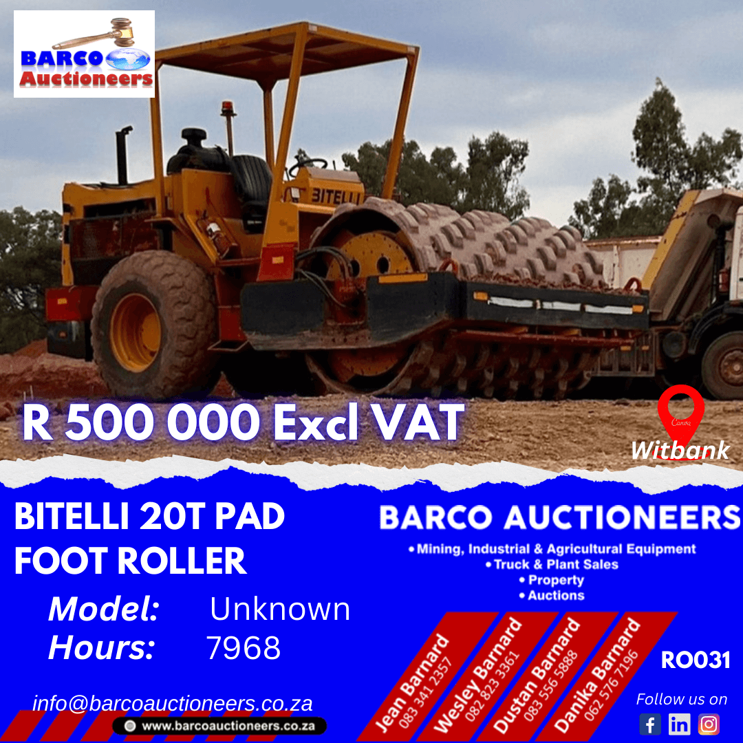 Truck / Plant Catalogue | Barco Auctioneers