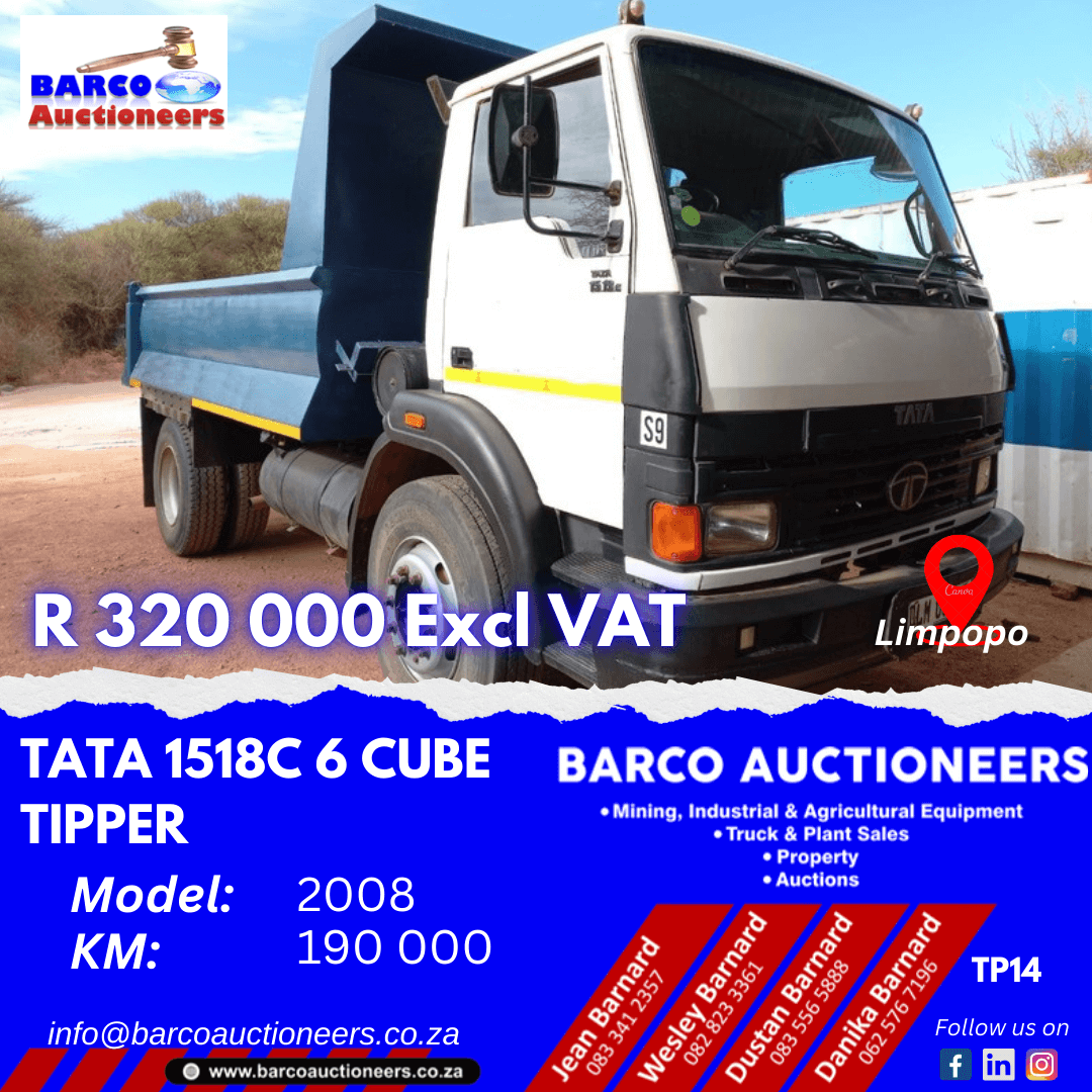 Truck / Plant Catalogue | Barco Auctioneers