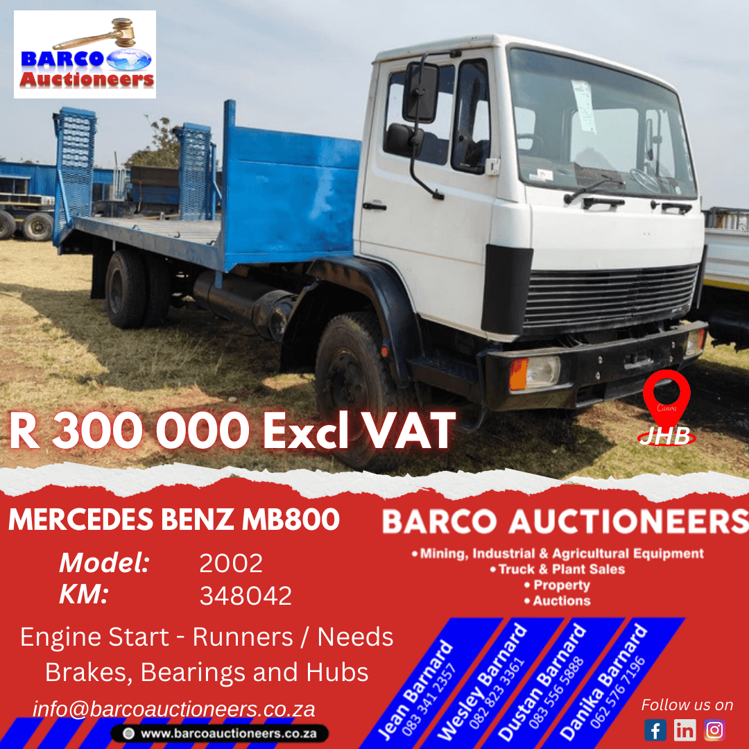 Truck / Plant Catalogue | Barco Auctioneers