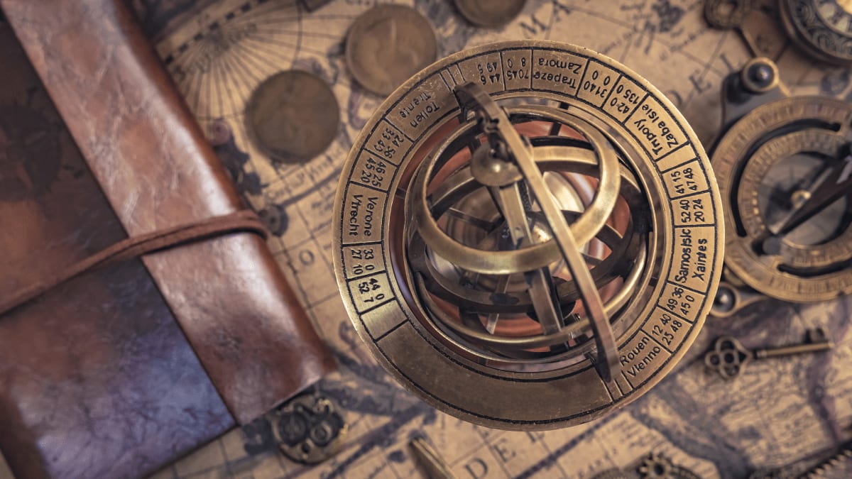 brass-armillary-zodiac-sign-globe - AccuHoroscope