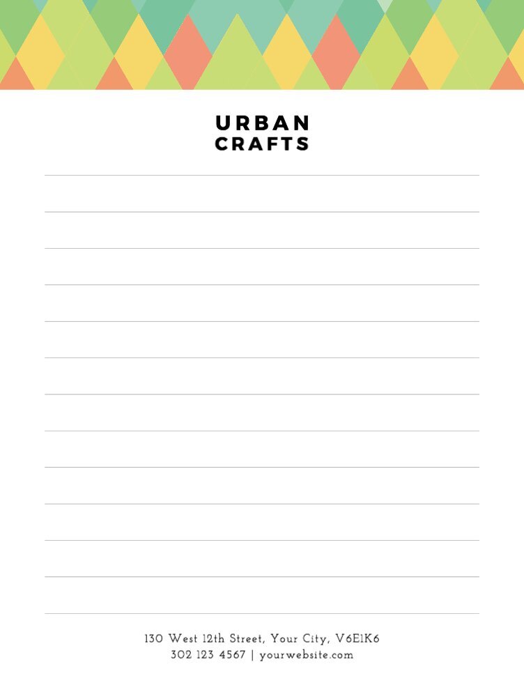 printable cute notepad template