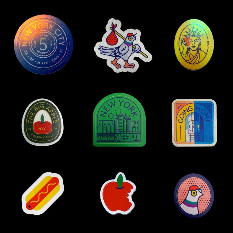 Designer Damian Orellana Gets Creative With Our Die Cut Sticker Packs