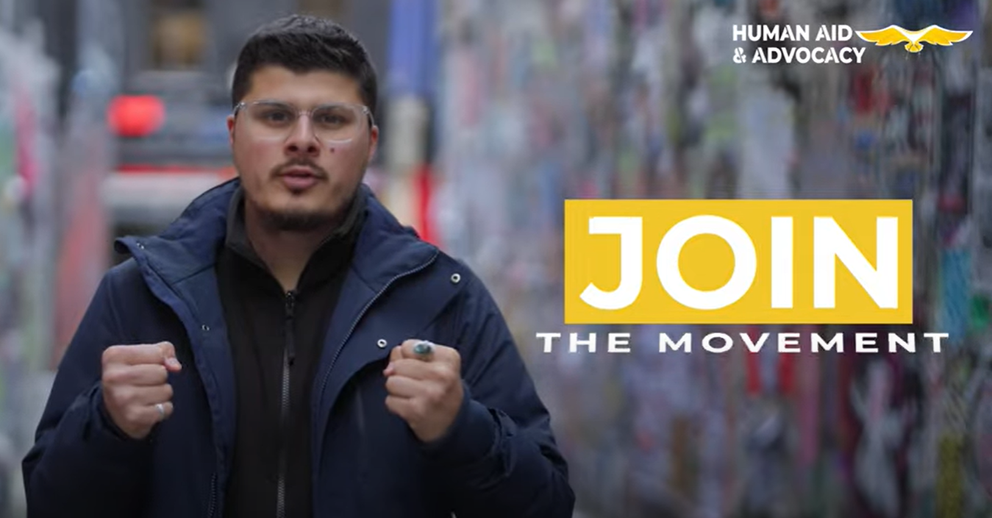 Join the movement | Human Aid & Advocacy