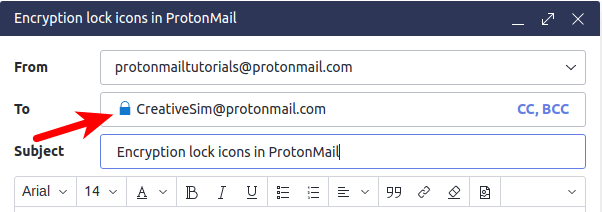 How to check encryption status using lock icons | Proton