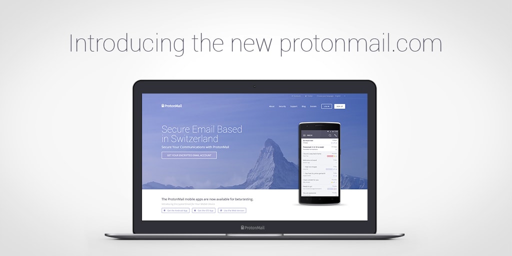Introducing the new Proton Mail website | Proton