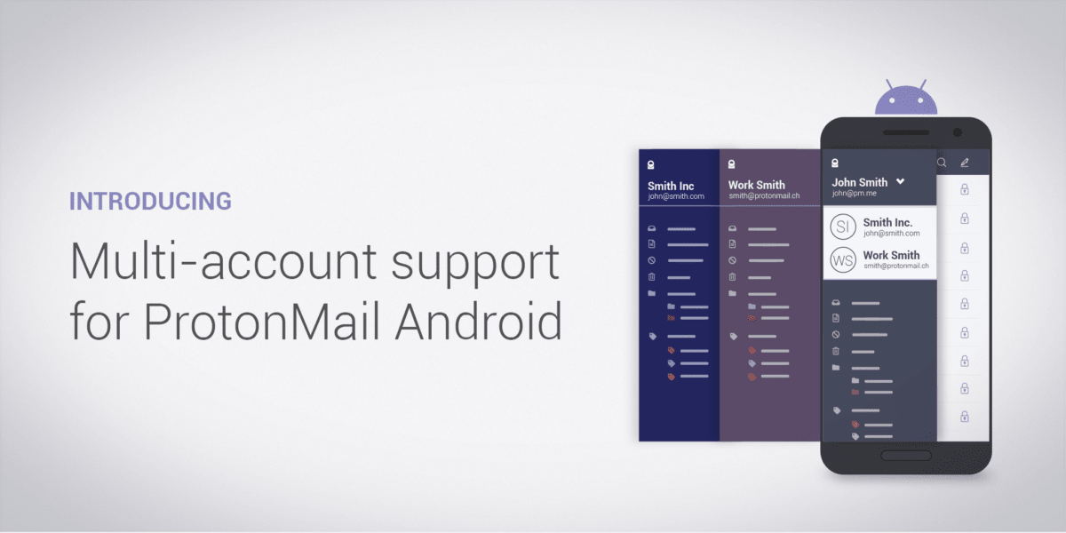 Introducing multi-account support for Proton Mail Android | Proton