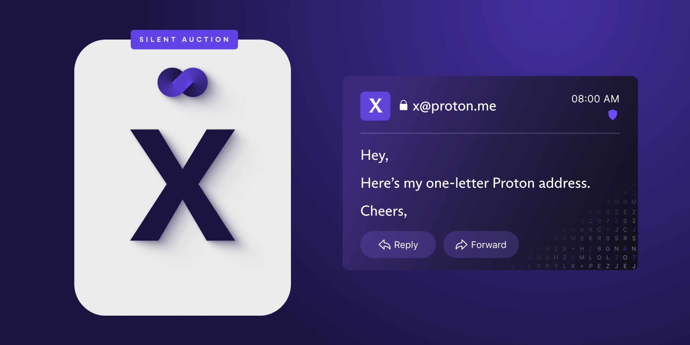 The rare Proton username X is back up for auction! | Proton