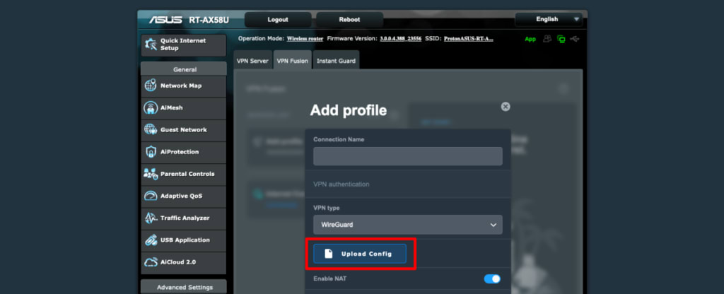 How to set up your AsusWRT router for Proton VPN using WireGuard | Proton