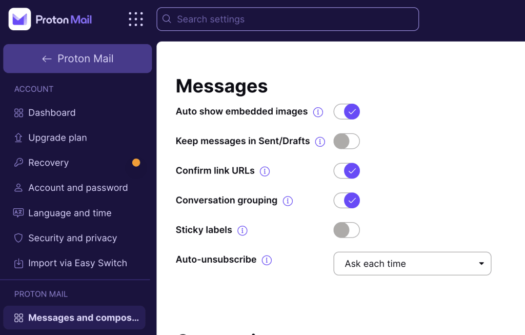 Loading images in Proton Mail | Proton