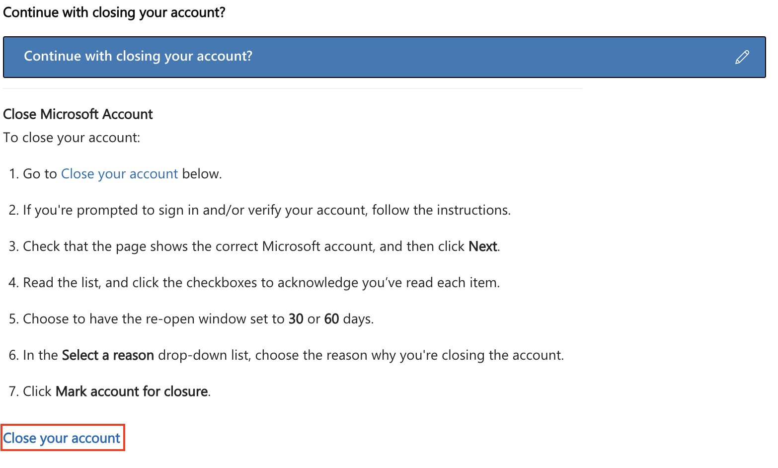 How to delete your Outlook account | Proton