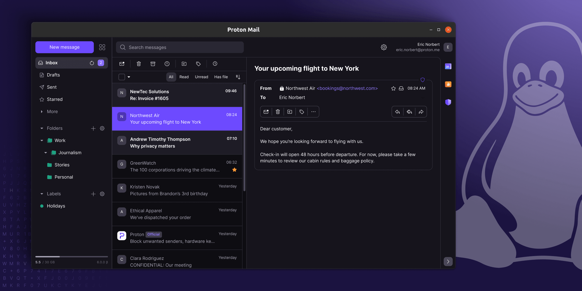 Introducing Proton Mail desktop app for Windows and macOS, beta Linux - Windows 10 Forums
