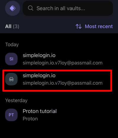 How to use an email alias in Proton Pass for Android (Proton Pass) | Proton