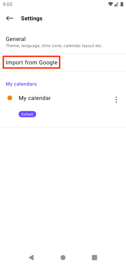 How to import calendars from Google Calendar with Easy Switch | Proton