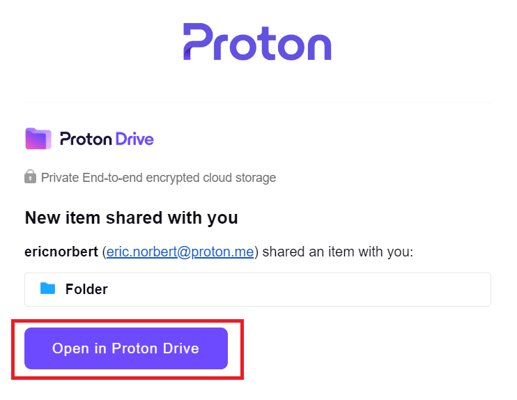 Sharing files in Proton Drive via email to non-Proton users | Proton