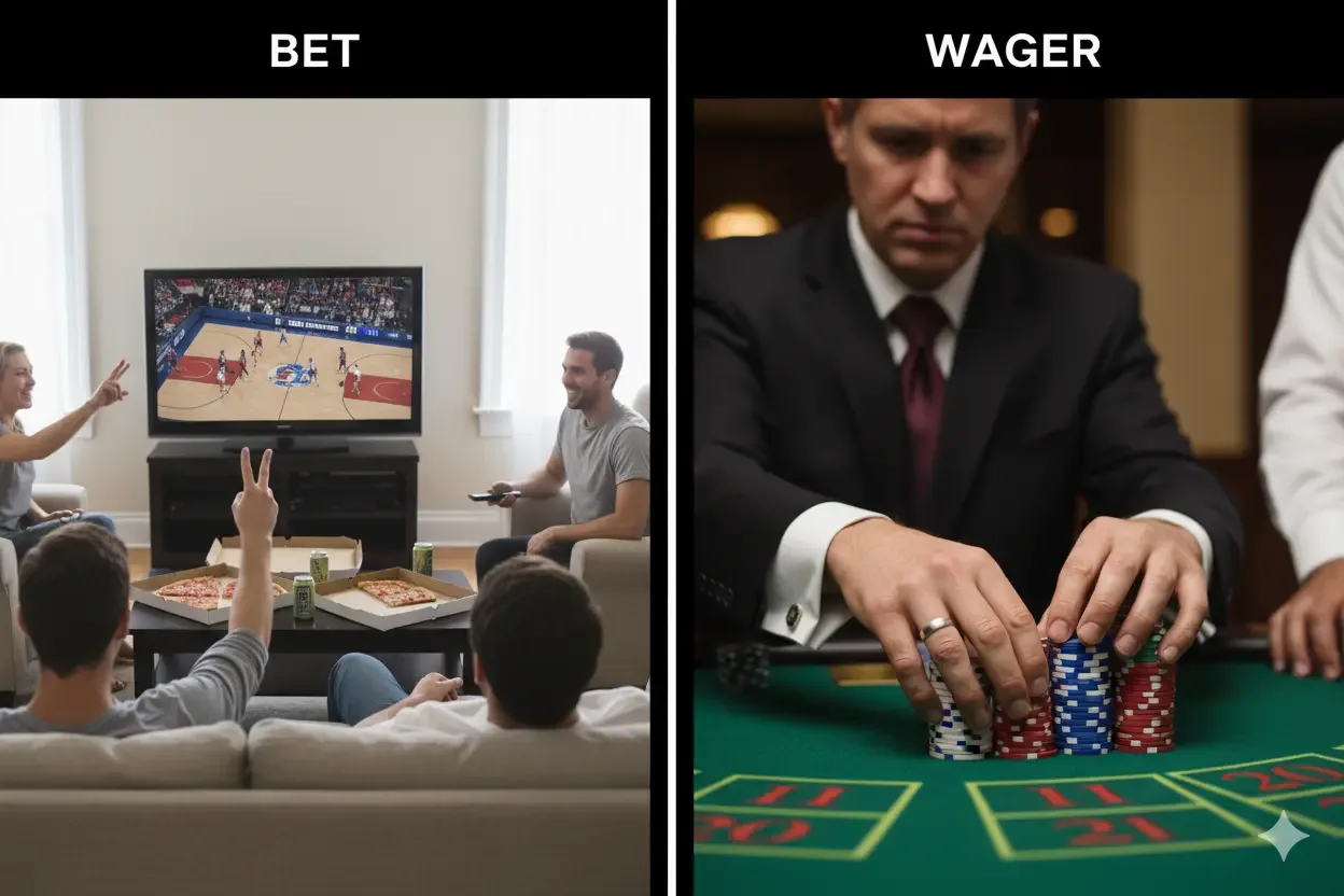 Wager vs. Bet: The Unique Difference in Gambling Terms