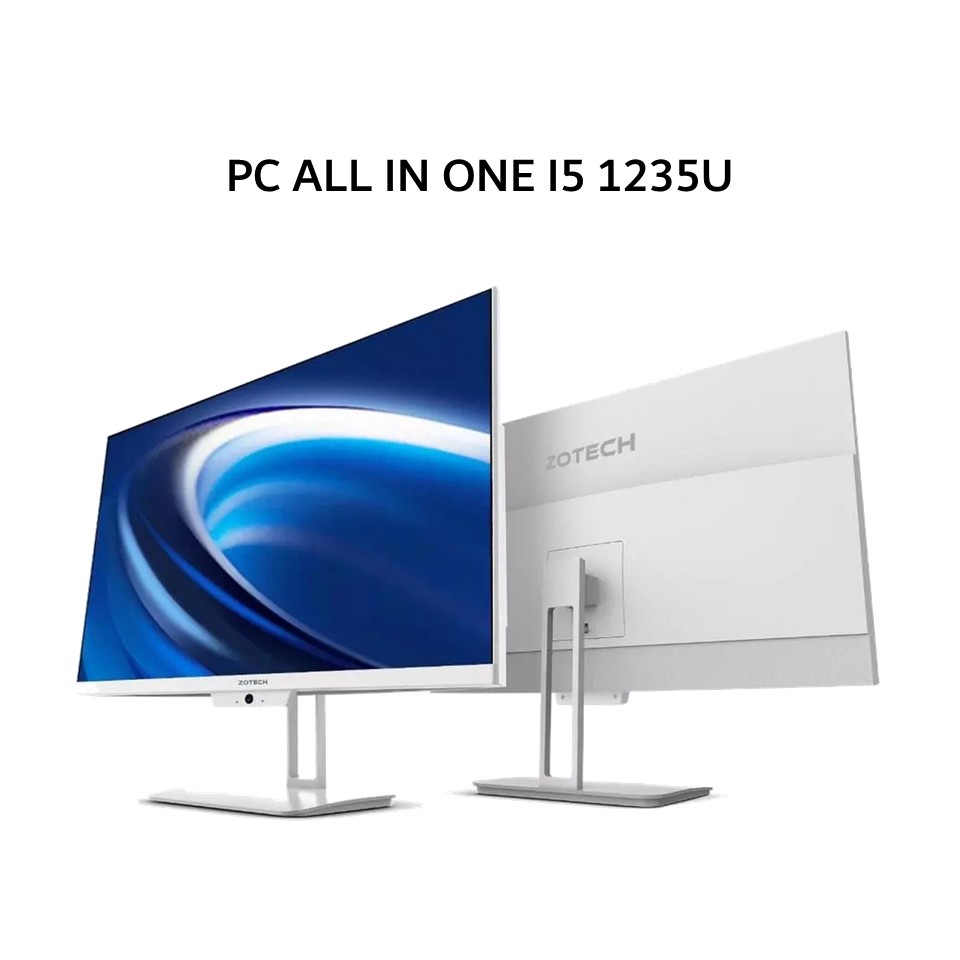 ZOTECH PC ALL IN ONE I5 1235U 8GB 512GB DOS 23.8FHD WHITE | Agres ID