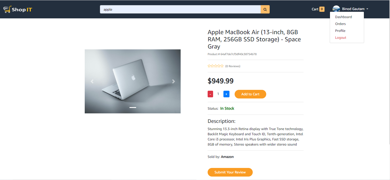 GitHub - gautam-629/MERN-Ecommerce