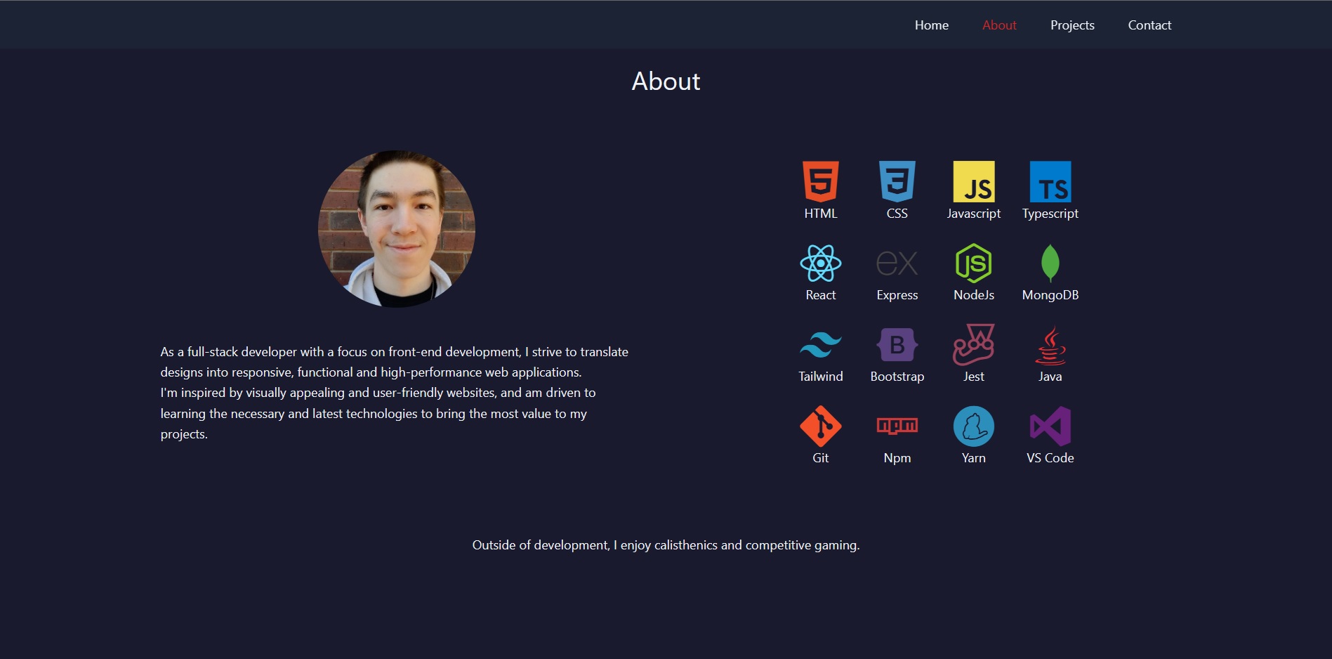 GitHub - robertcs3/personal-portfolio