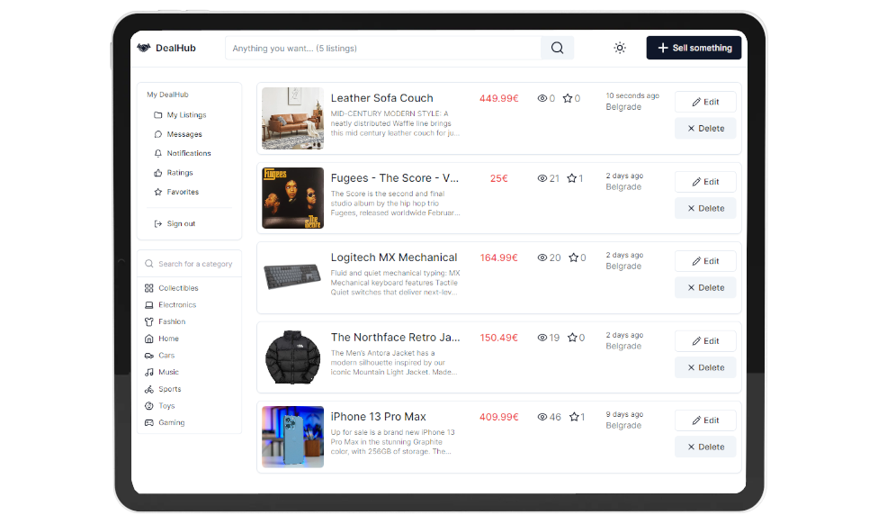 GitHub - miljan-code/dealhub: Customer-to-Customer e-commerce platform GitHub - miljan-code/dealhub: Customer-to-Customer e-commerce platform