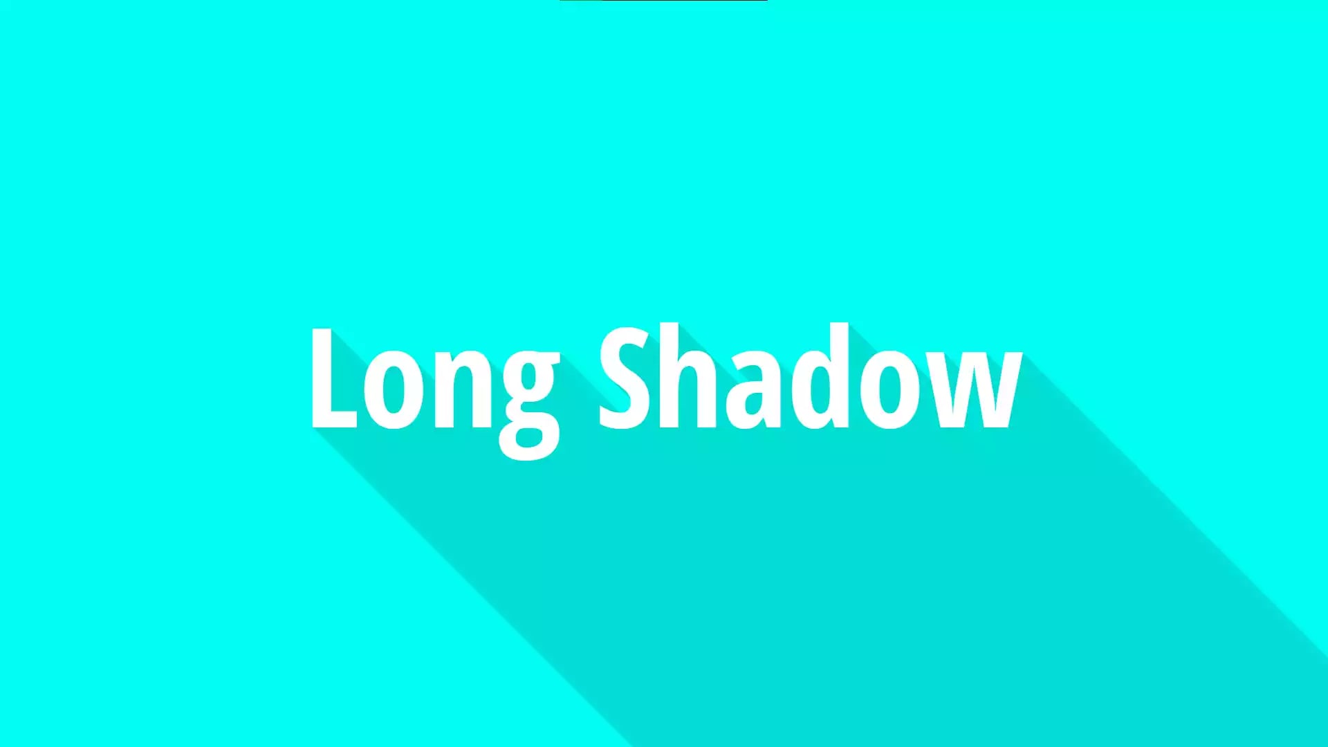 Flat Long Shadow Effect with HTML and CSS | Mridul.tech