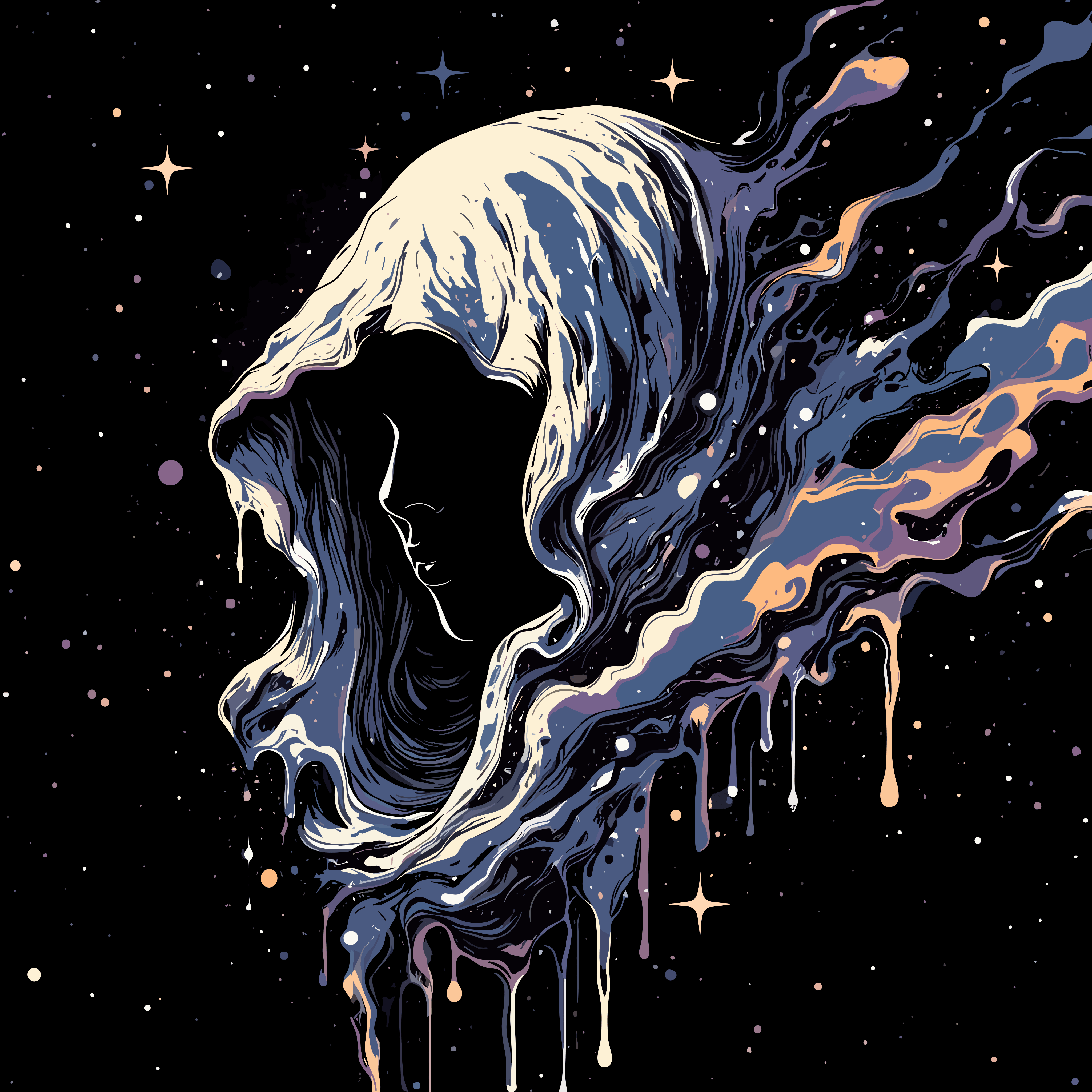 "VEIL" Steve Spinks(me), Adobe Illustrator, Oct-Nov 2023 : r/DigitalArt