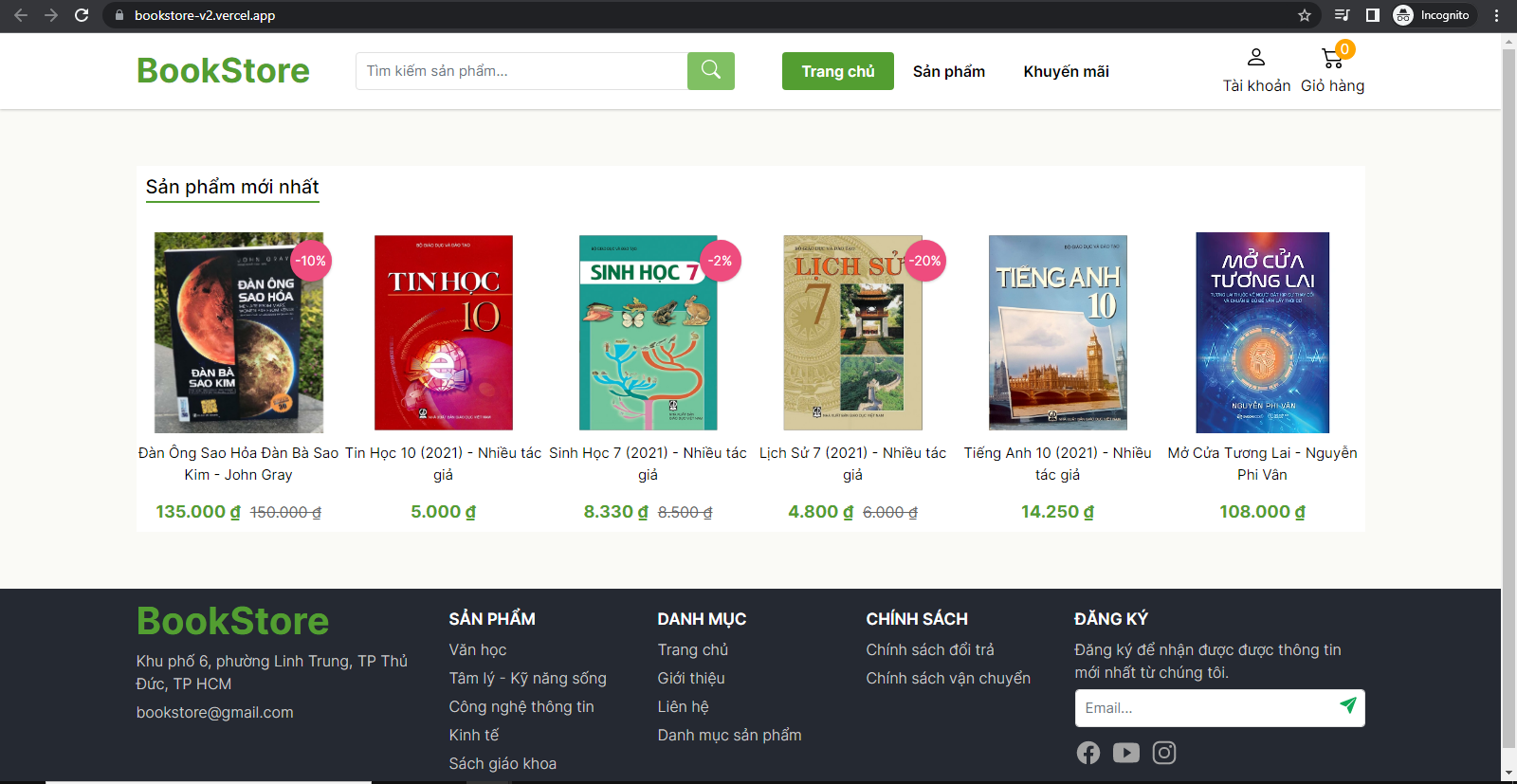 GitHub - reactapi/bookstore-v2: BookStore: Website quản lý cửa hàng bán ...