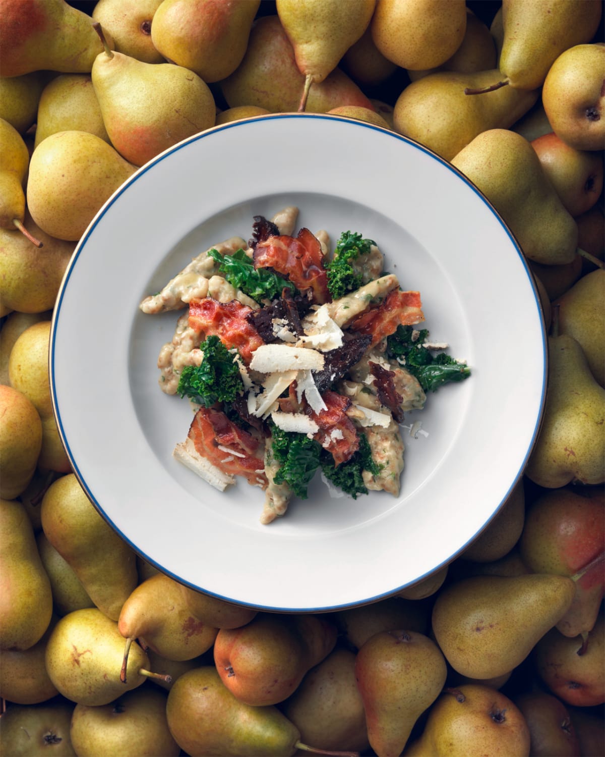 Nuss-Pizokel mit Federkohl und Speck - Annabelle