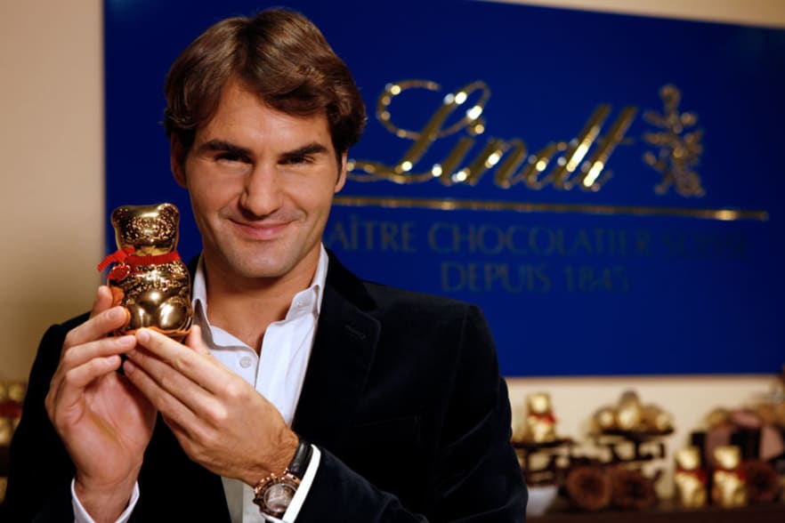 Roger Federer eröffnet neue Lindt-Chocolateria in Zürich - Annabelle