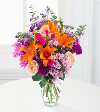 Bright is Beautiful Bouquet - FedEx Arrangement for Delivery