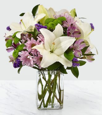 Lavender Fields Mixed - FedEx Arrangement for Delivery