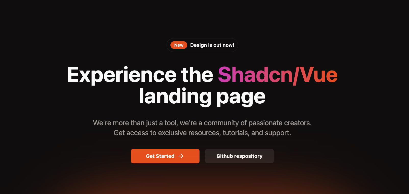 Shadcn/Vue - Landing template Shadcn/Vue - Landing template