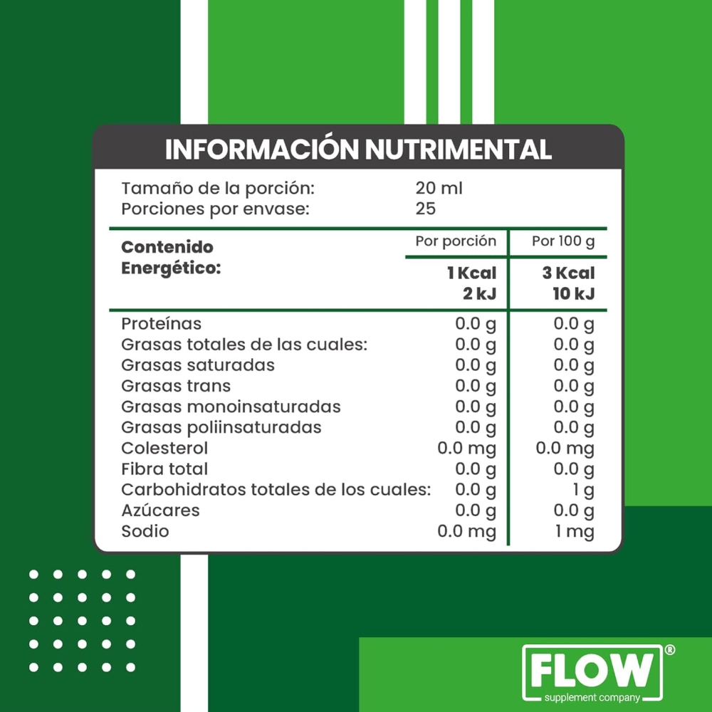 Suplemento FLOW - 3 PACK de Clorofila Plus 3 Frascos de 500 ml FLOW ...