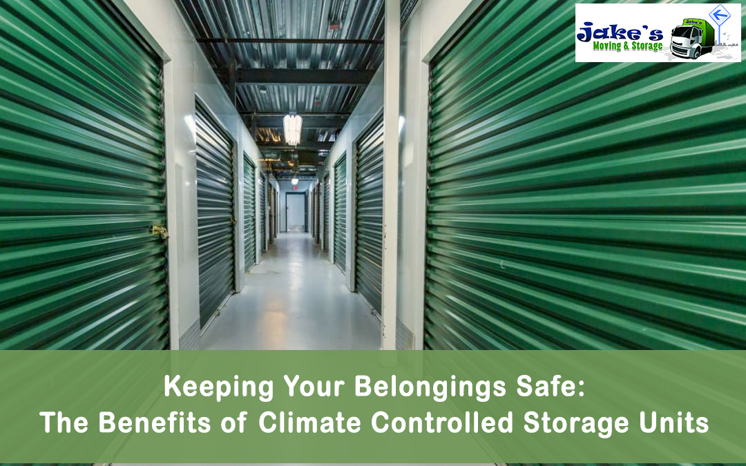 Benefits of Climate Controlled Storage Units - Jake's Moving & Storage