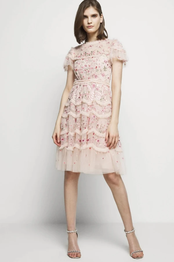 Rent Elsie ribbon mini dress - Needle & Thread | HURR