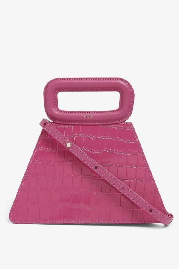 Rent Leather Pyramid Bag - Maje | HURR