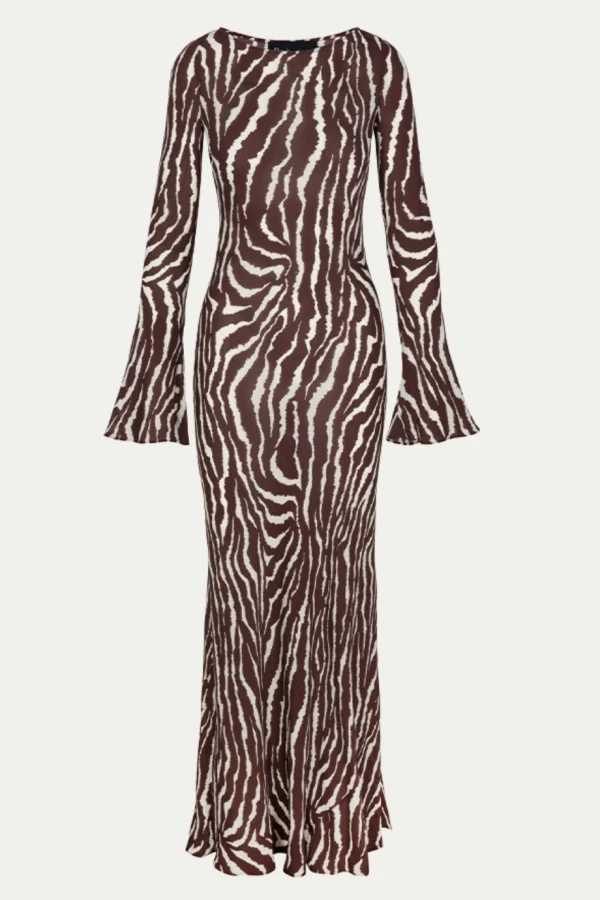 Rent Gia Animal Print Maxi Dress - Realisation Par | HURR