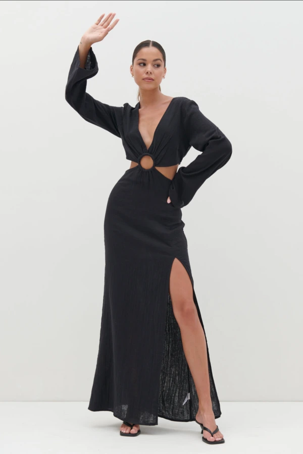 Rent Luca Cut Out Ring Dress - Pretty Lavish | HURR
