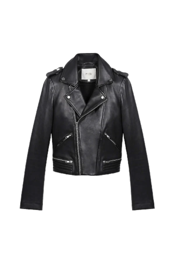 Rent Basalt leather jacket - Maje | HURR