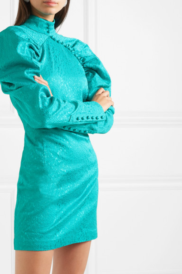 Rent Kim Button-Detailed Dress - Rotate | HURR